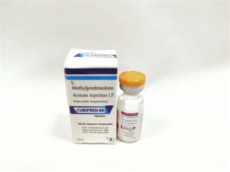 Methylprednisolone Acetate Injection 80 Mg At ₹ 115 Piece Methylprednisolone Acetate Injection