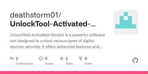 Github Deathstorm01unlocktool Activated Version Unlocktool