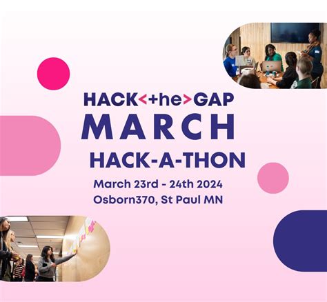 Hackthegap Hackathon Hackthegap Minnesotaevents Techevent Hack The Gap