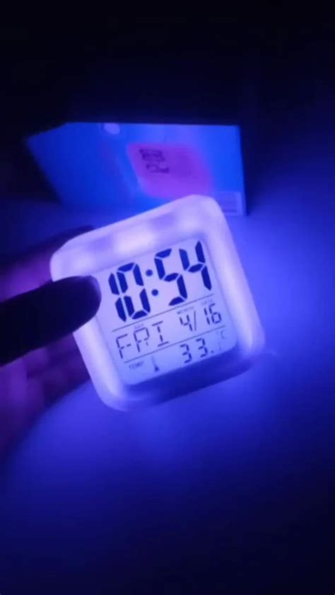 Color Changing Digital LED Alarm Clock At Rs Piece In Surat ID