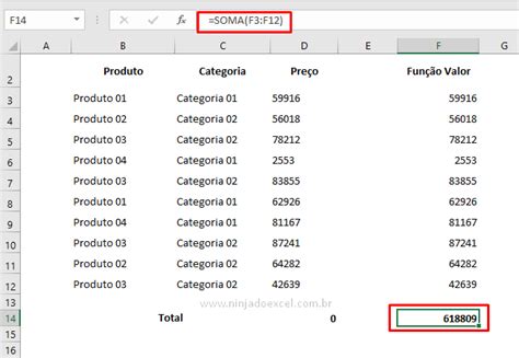 Função Valor no Excel Passo a Passo Ninja do Excel
