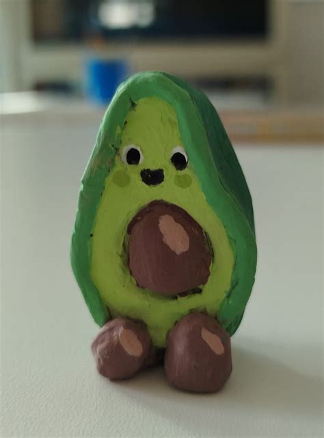 Cute Clay Avocado Cute Clay Crafts Avocado
