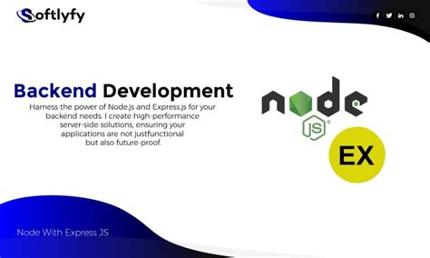 be your node js developer for developing backend apis by softlyfy fiverr