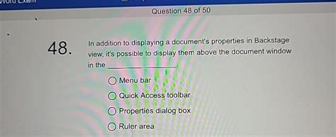 Solved Question Of In Addition To Displaying A Chegg Com