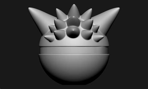 Stl File Pokemon Gengar Pokeball 🐉・3d Printable Design To Download・cults