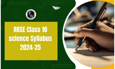 RBSE Class 10 Science Syllabus 2024 25 Check Chapter Wise Syllabus
