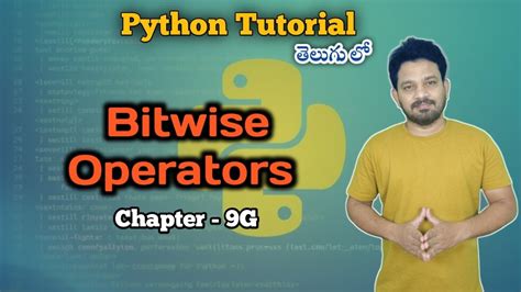 Bitwise Operators Chapters 9 G Python Full Tutorial Learn Python