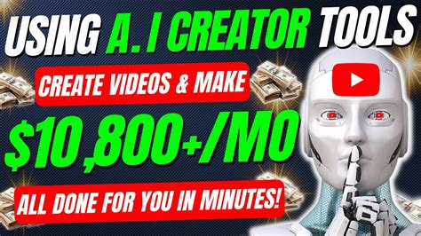 How To Make Money On YouTube With AI Content Creator Tools Full