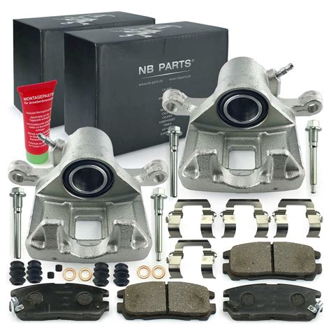 2x Bremssattel Bremsbeläge Hinten Für Opel Frontera A B U92 U99