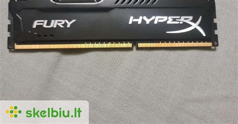 2x Fury Hyperx 4 Ram Ddr3 Skelbiult
