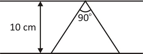 a conducting loop in the shape of a right angled isosceles triangle of