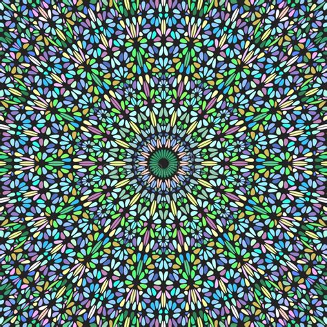 Geometrical Oriental Abstract Stone Ornament Pattern Background Stock Vector Illustration Of