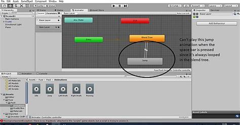Use Blend Tree And State Animations At The Same Time Unity Engine