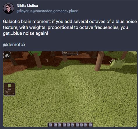 Summing Blue Noise Octaves Like Perlin Noise The Blog At The Bottom