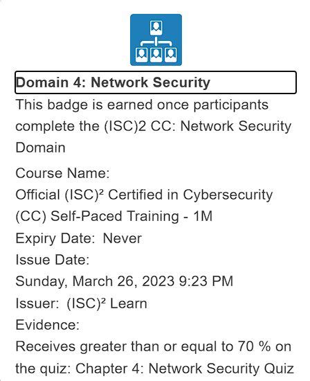 Josh Young On Linkedin Finished Chapter 4 Of The Isc 2 Certified In Cybersecurity Exam… 14
