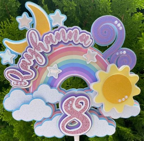 Summer Cake Topper Cute Summer Cake Topper Summer Birthday Summer