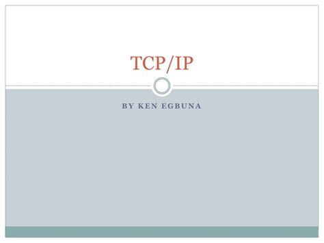 PPT TCP IP PowerPoint Presentation Free Download ID 6886108