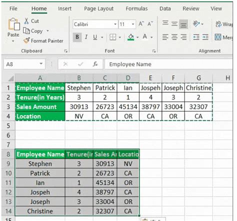 How To Convert Columns Into Rows And Vice Versa Excel Flip Rows And Columns Earn And Excel