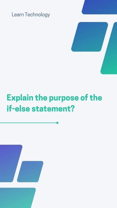 If Else Statement In Python Python Interview Question