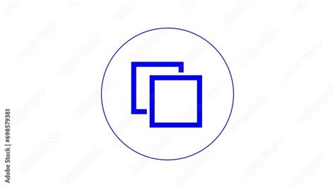 Vidéo Stock Copy Duplicate Icon Add New Layer Icons Copy Boards