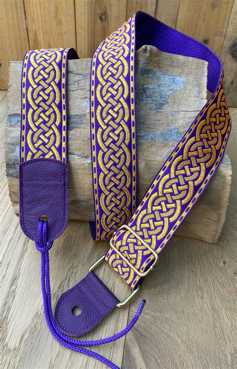 Celtic Knot Ukulele Strap Mandolin Strap With Optional Headstock Tie