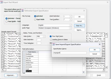 Excel Vba In Access Comand Docmdtransfertext Exporting Table To