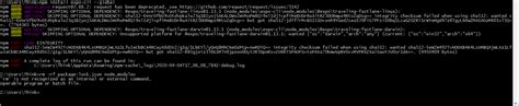 Nodejs Problem When I Run This Command Npm Install Expo Cli