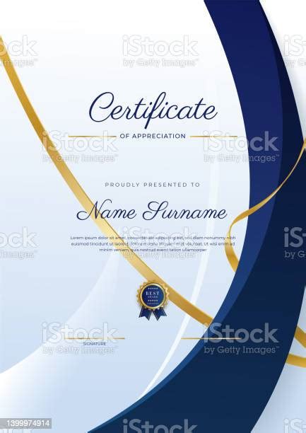 현대 파란색 인증서 템플릿 및 테두리 상 졸업장 명예 업적 졸업 및 인쇄 골동품에 대한 스톡 벡터 아트 및 기타 이미지 골동품 공란 교육 Istock