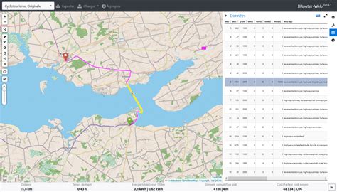 remove ferries segments from stats distance and time · issue 649