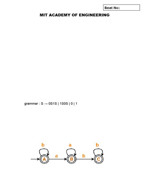 Ty Comp Theory Of Computation Oct 2019 Insem Exam Pdf