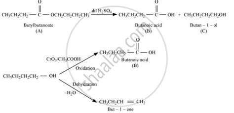 An Organic Compound A Molecular Formula C8h16o2 Was Hydrolysed With Dilute Sulphuric Acid To
