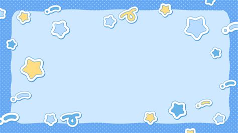 レトロポップでキュートな星の背景8種 Okumono