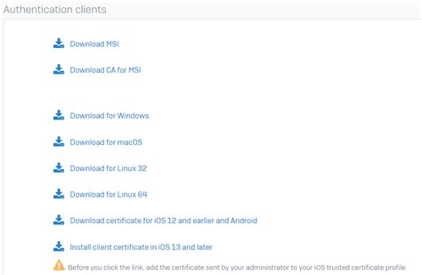 Sophos Client Authentication Agent Issue With Msi Package And The Certificate Discussions