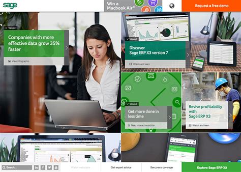 Sage ERP X3 Awwwards Nominee