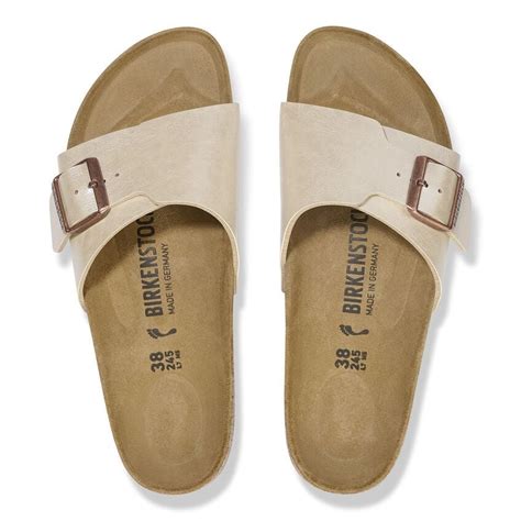 Catalina Birko Flor Graceful Pearl White Birkenstock