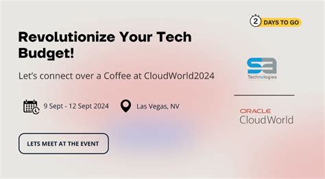 sa technologies inc on linkedin satechnologies cloudworld2024