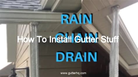how to install gutter stuff gutter hq
