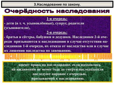 Наследственное право - презентация онлайн