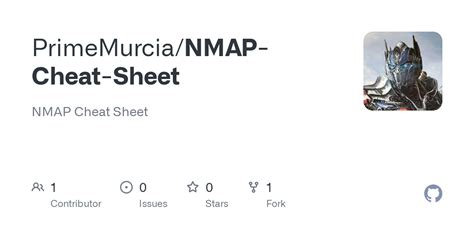 Github Primemurcia Nmap Cheat Sheet Nmap Cheat Sheet