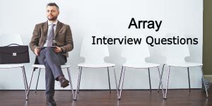 Top Array Interview Questions And Answers