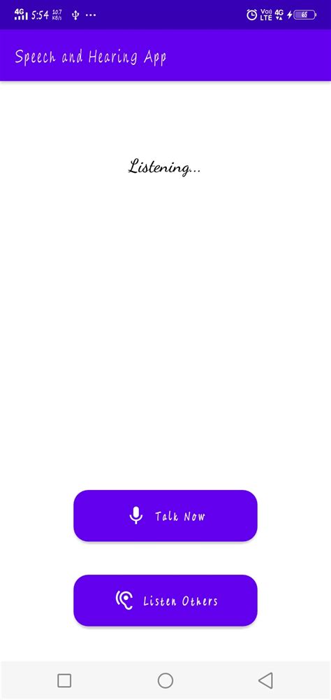 Github Ambasta Shalu Speech And Hearing App This Is An Android App Which Let One User To Talk