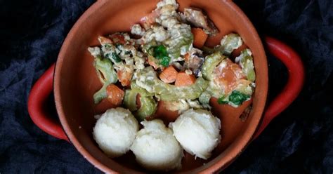 Food And Nutrition Journey To Life Bitter Melon Saute And Cassava Balls