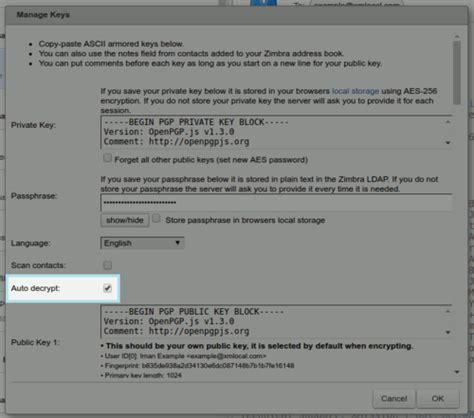 Easily Encrypt And Sign Email With Zimbra And Openpgp Transmission