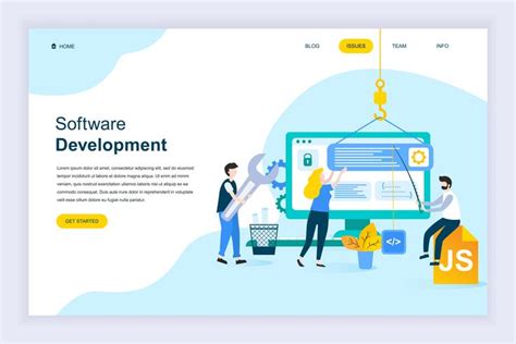 Modern Flat Design Concept Of Software Development 264475 Vector Art At