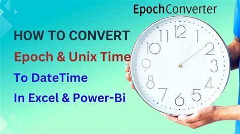 Convert Epoch Time Excel Imaginative Minds