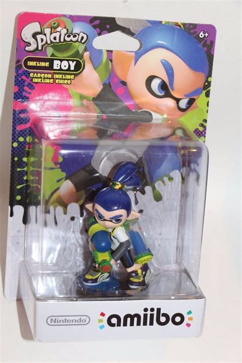 Nintendo Amiibo Wii U Splatoon Inkling Boy In Hand Ships Same Day Boxed