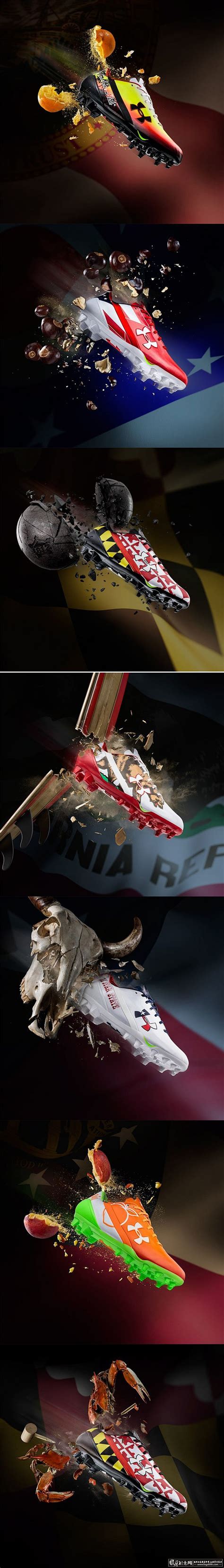 海报灵感 鞋子摄影 创意鞋子摄影作品 鞋子合成海报 鞋子广告设计 运动鞋海报 运动鞋商业广告 [ 海报 海报设计 广告设计 宣传单 Dm单页 版式设计 排版设计