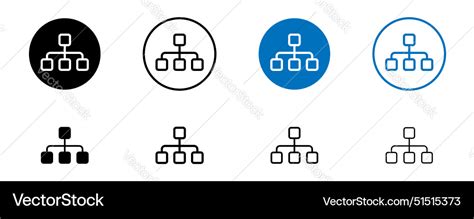 Chart Tree Icon Royalty Free Vector Image VectorStock