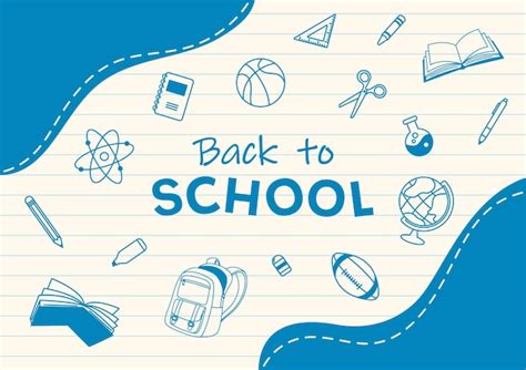 Premium Vector Back To School Theme Lined Paper Background And