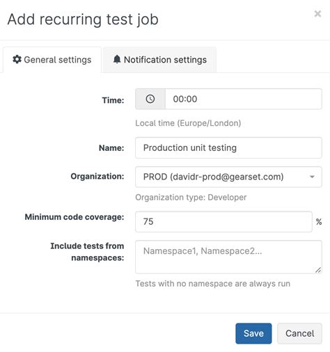 automated unit testing for salesforce gearset